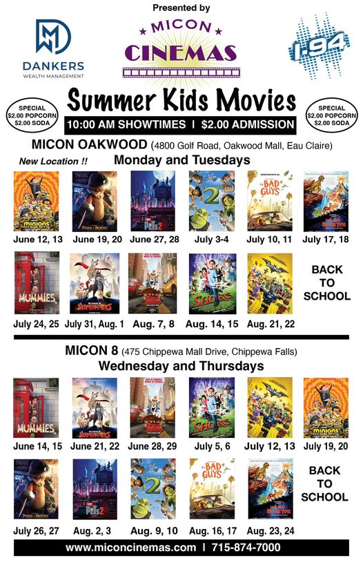 Micon Cinemas Eau Claire - Micon Cinemas